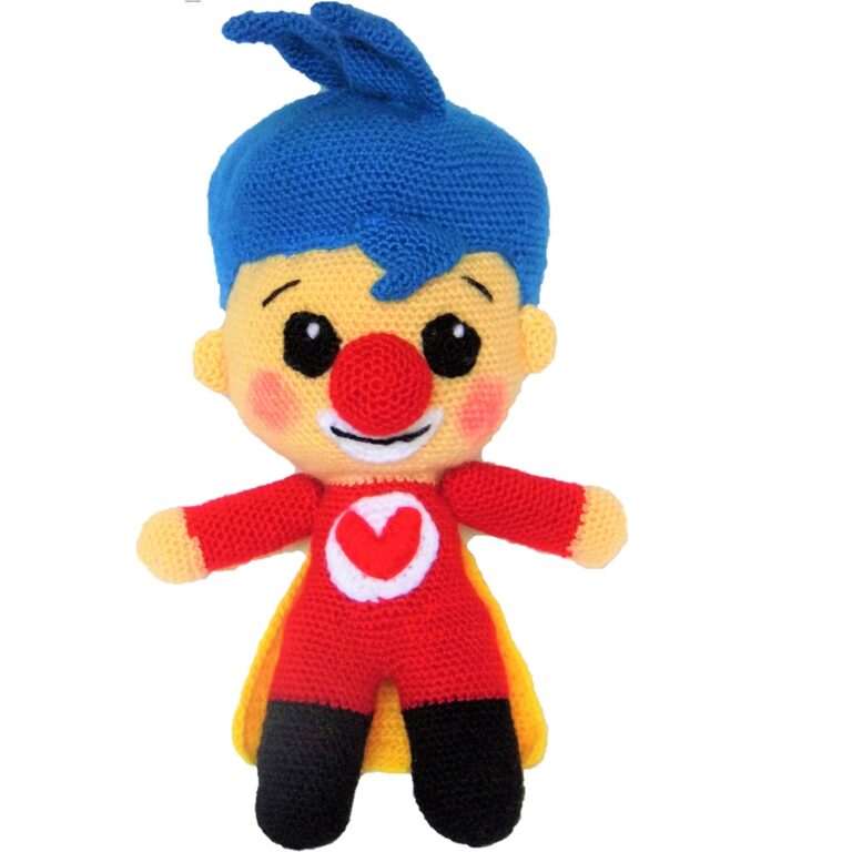 Plim-Plim Clown amigurumi pattern - Sueños Blanditos