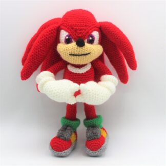 Knuckles Amigurumi Pattern (Sonic the Hedgehog) - Sueños Blanditos